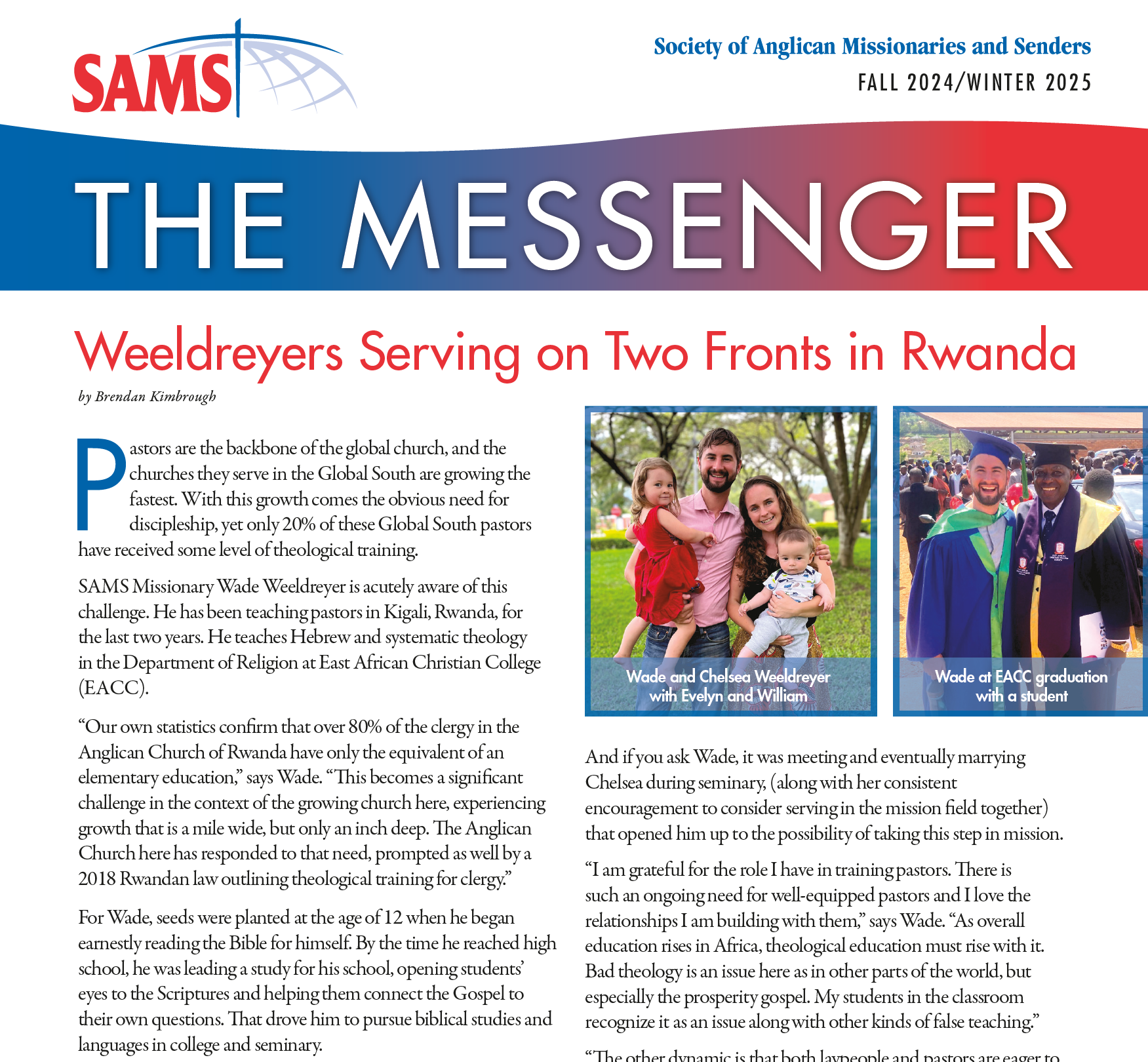 Messenger Fall Winter 2024/2025 | SAMS USA